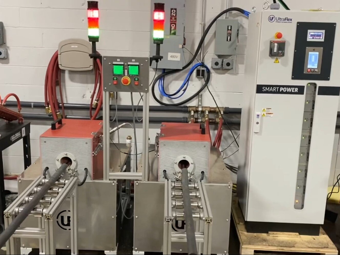 Semiautomatic Custom System for Induction Preheating - UltraFlex